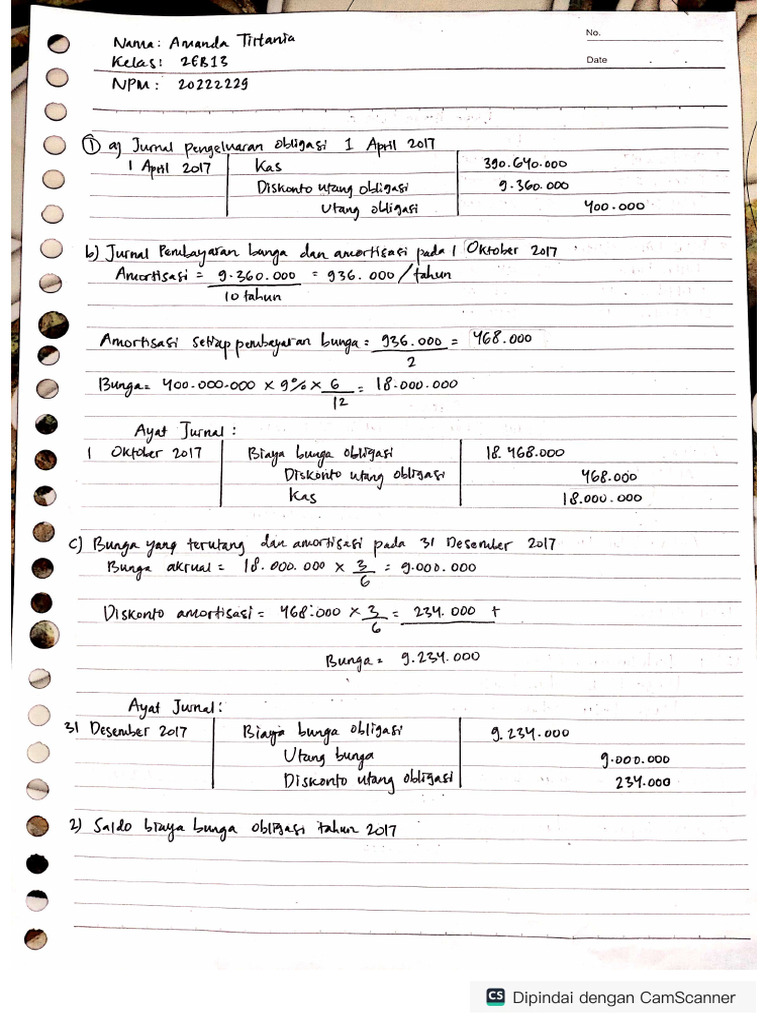 Amanda Tirtania - 2EB13 - AKM 2A | PDF