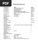 Digitech QM1529 Multimeter Manual | PDF