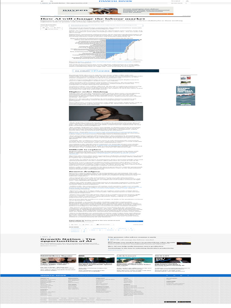 McKinsey (2023) How Generative AI Like ChatGPT Will Change The Jobs Market | PDF | Artificial ...
