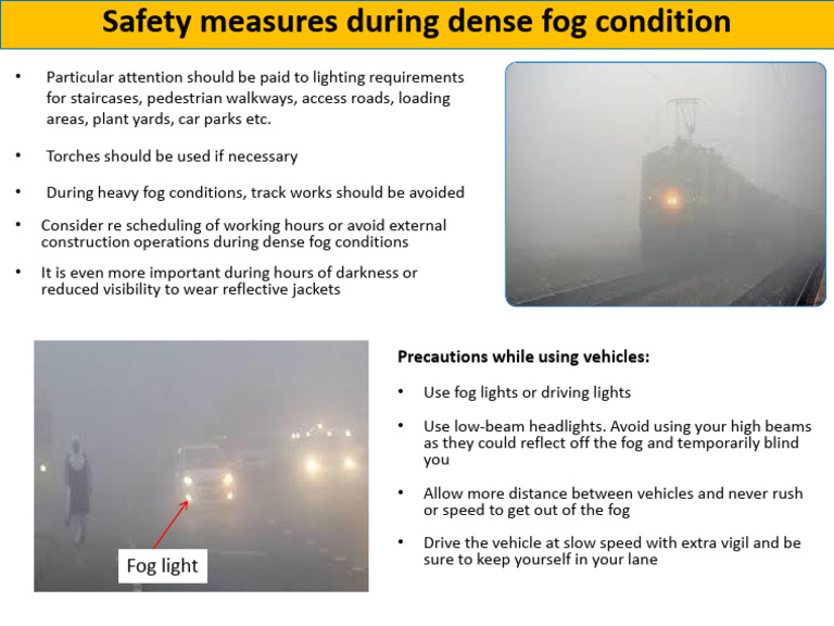 Safety measures during dense fog conditions | PDF