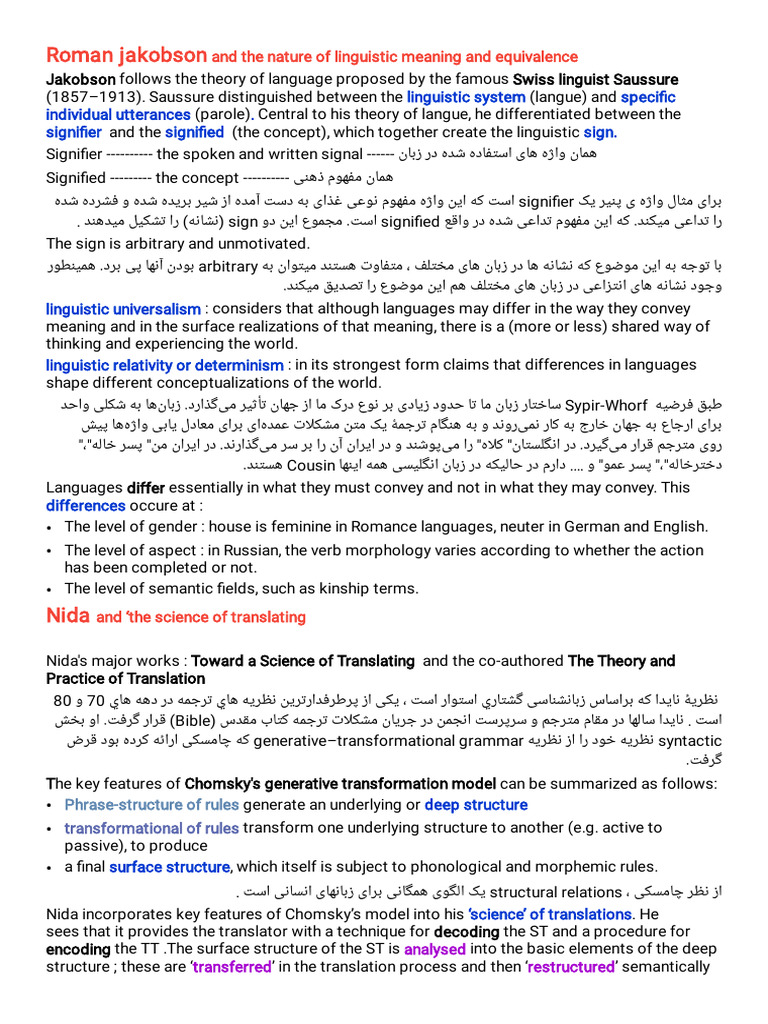 Introducing Translation Studies Chapter 3 | PDF | Semantics | Word
