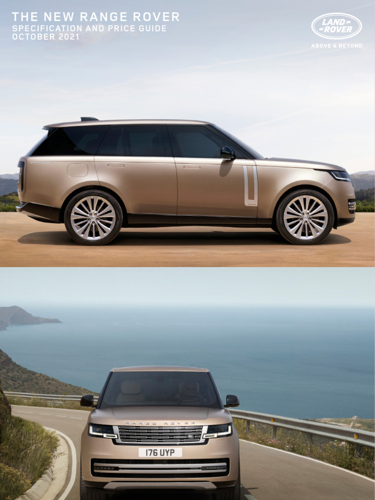Range Rover Specification and Price Guide 1L4602200000SGBEN01P | PDF ...