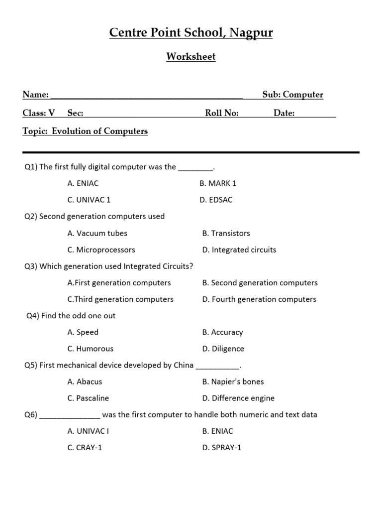 Computer Evolution of Computers | PDF | Integrated Circuit | Electrical ...