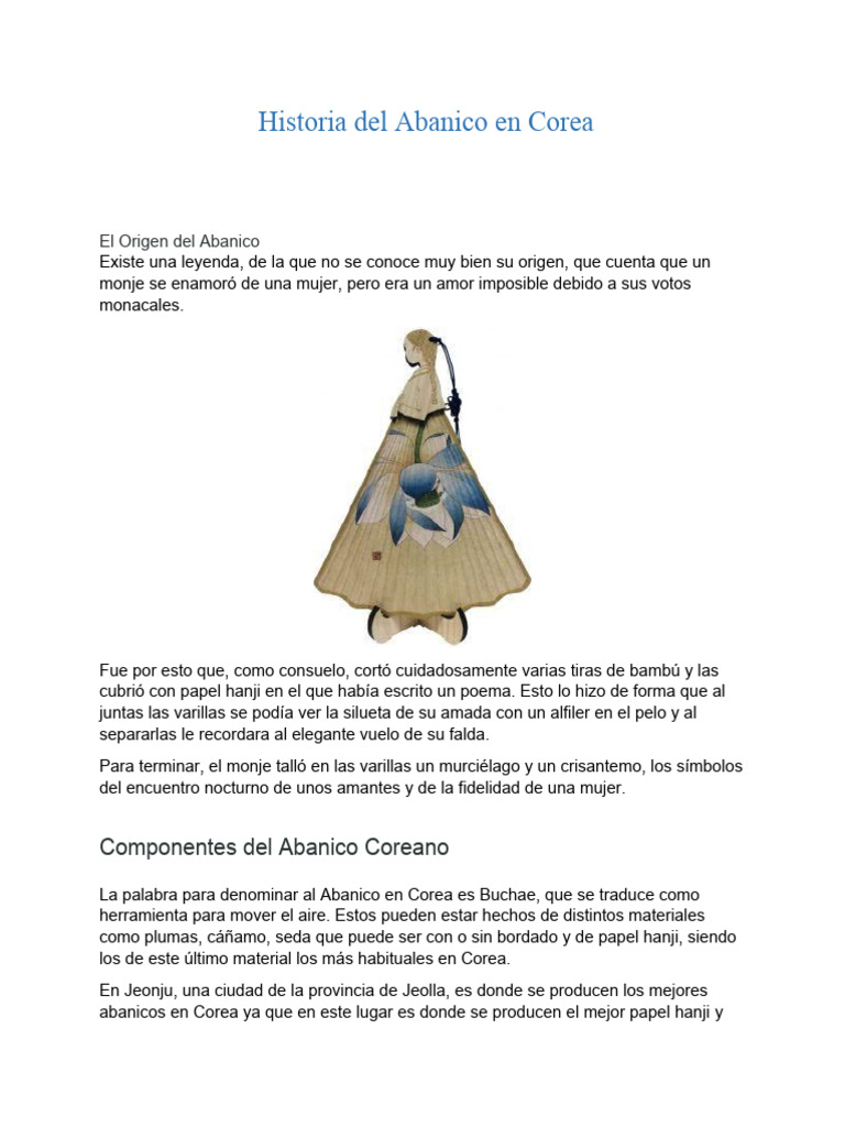 Historia Del Abanico | PDF