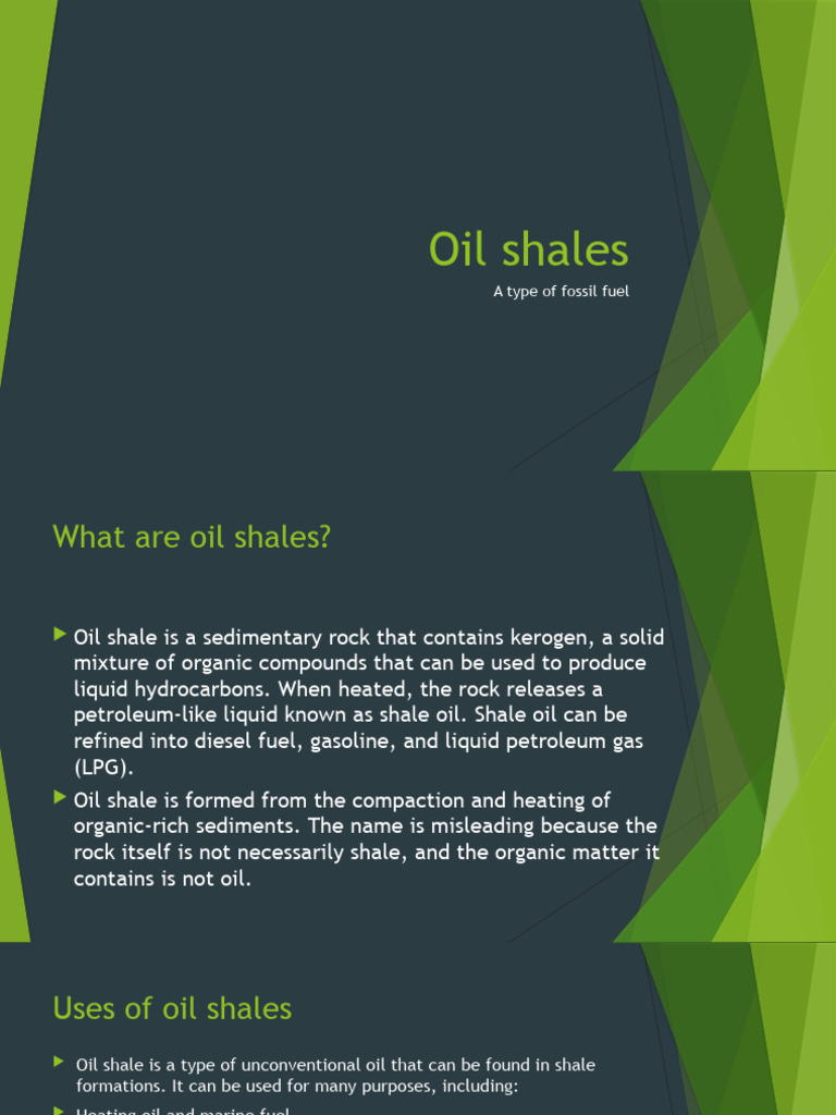 Oil Shales | PDF | Technology & Engineering