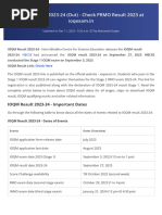 Certificate Criteria For Ioqm 2025 | PDF