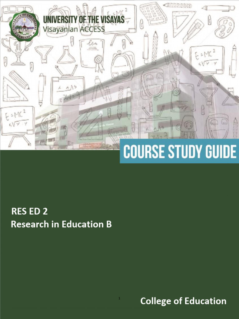 Course Packet in RES 2 ED 1 | PDF | Sampling (Statistics) | Survey ...