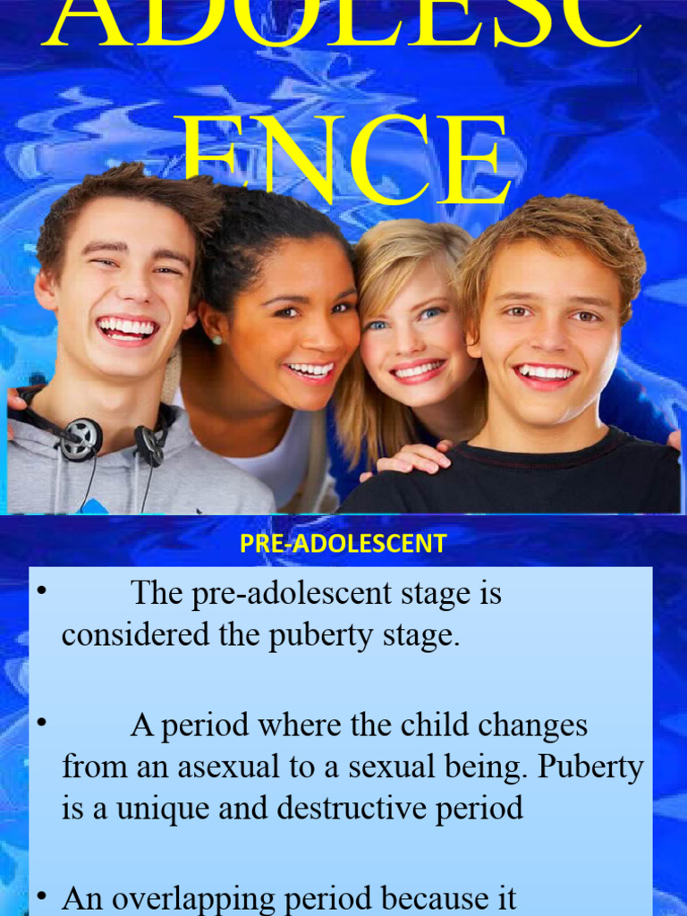 ADOLESCENCE | PDF | Self-Improvement