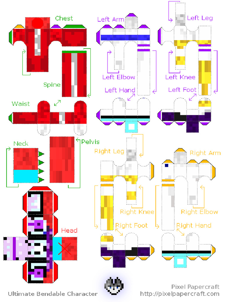 Minecraft Bendable Character | PDF