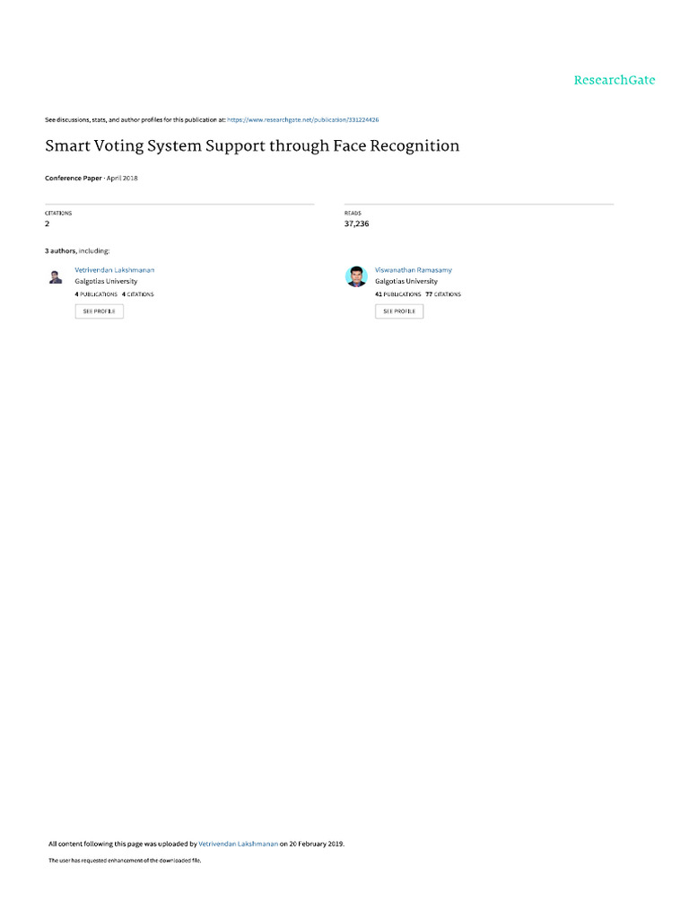 smart voting reserach print | PDF