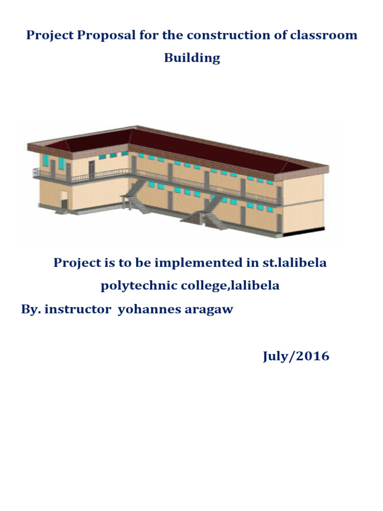 Classroom Building Project Proposal | PDF | Expense | Depreciation