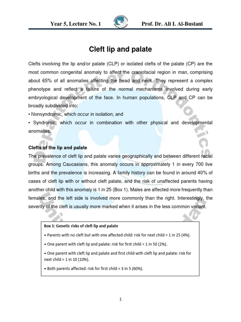 Orthodontic Lect 28 | PDF | Diseases And Disorders | Medical Specialties