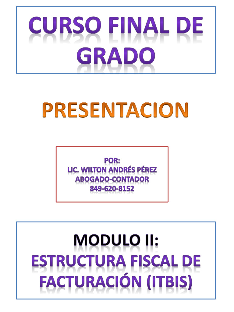 00-Presentacion Modulo II, CFG 71-2-2022-3-1 | PDF | Bancos | Impuestos