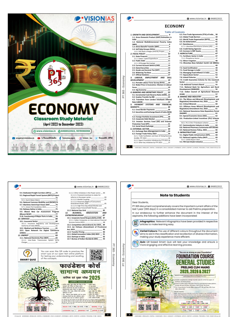 VisionIAS PT 365 February 2024 Economy-1 | PDF | Economies