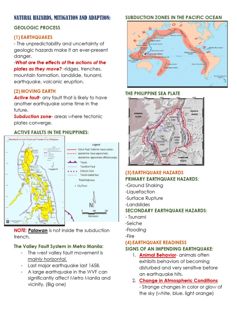 Earth and Life Science Notes | PDF | Earthquakes | Volcano