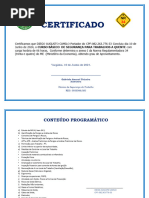 Certificado Brigadista Modelo (Frete e Verso) | PDF | Reanimação ...