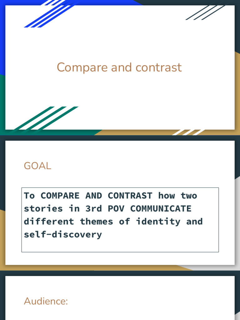 Compare and Contrast | PDF | Harry Potter
