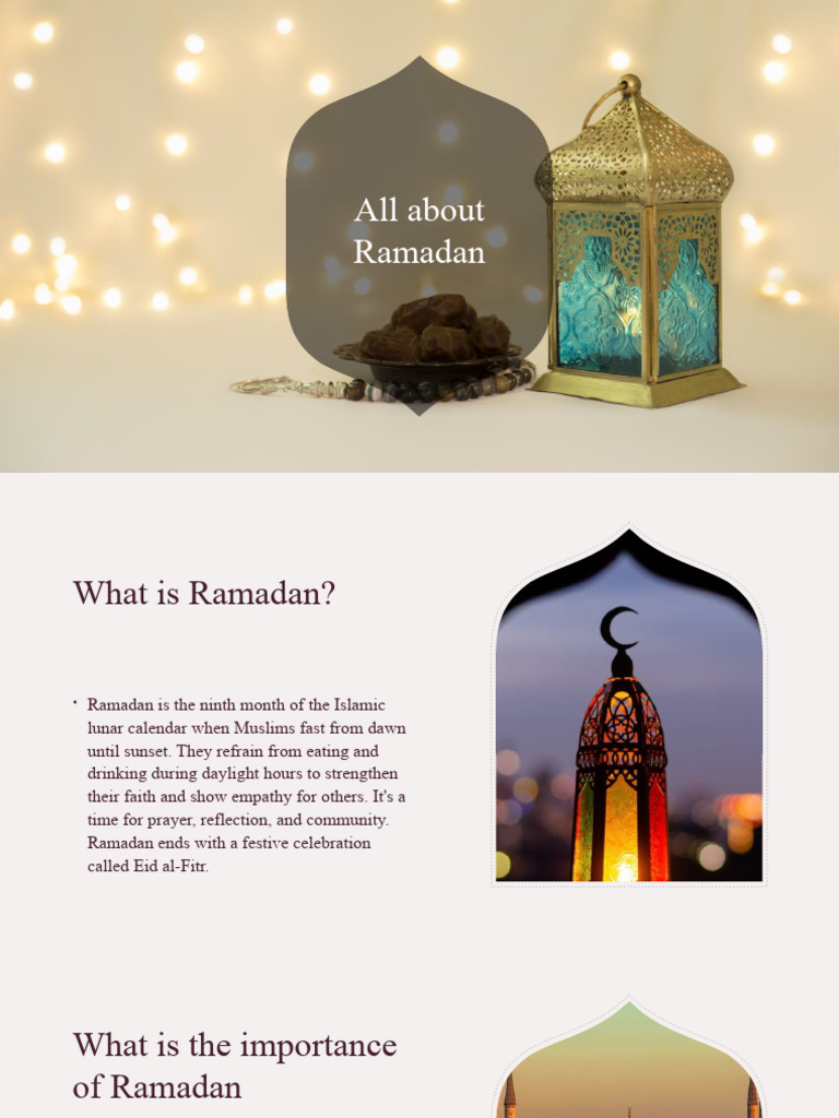 Significance of Ramadan in Islam | PDF