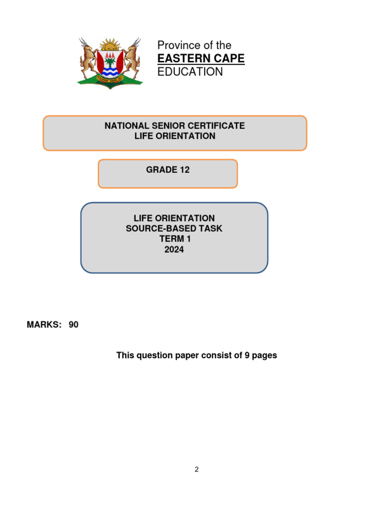 2024 Lo Gr12 Source-Based Task 1 Term 1 | PDF | Corruption | Conflict ...