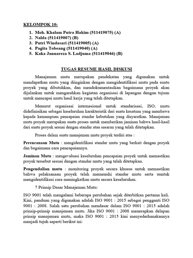 Resume Kelompok 10 | PDF