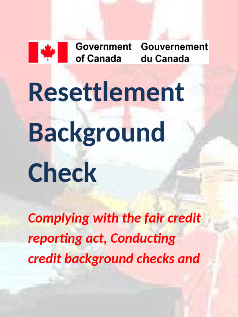 Resettlement Background Check | PDF | Background Check | Crimes