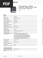 Product Datasheet: Circuit Breaker Compact NSX250H - TMD - 250 A - 3 ...