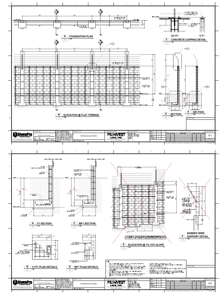 Fence Sample Plan | PDF