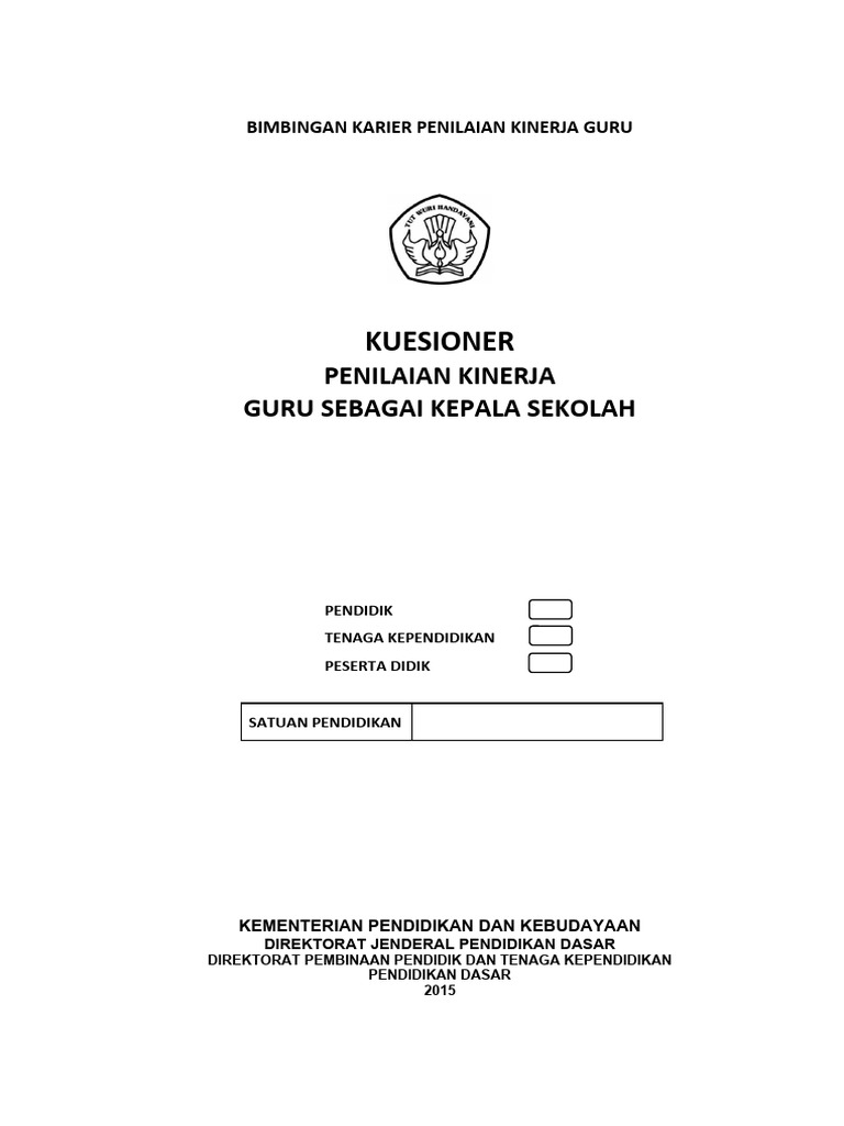 10-Kuesioner PK Kasek | PDF | Karier & Perkembangan