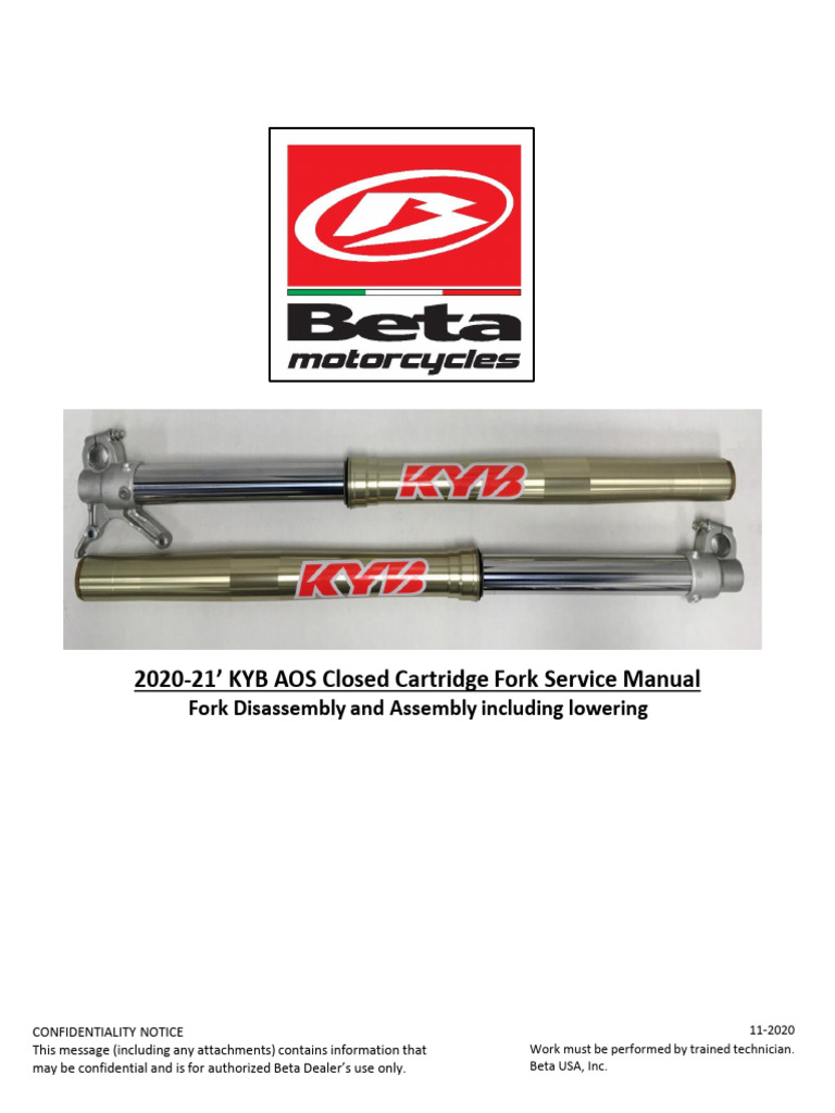 Suspension KYB AOS Manual Final | PDF