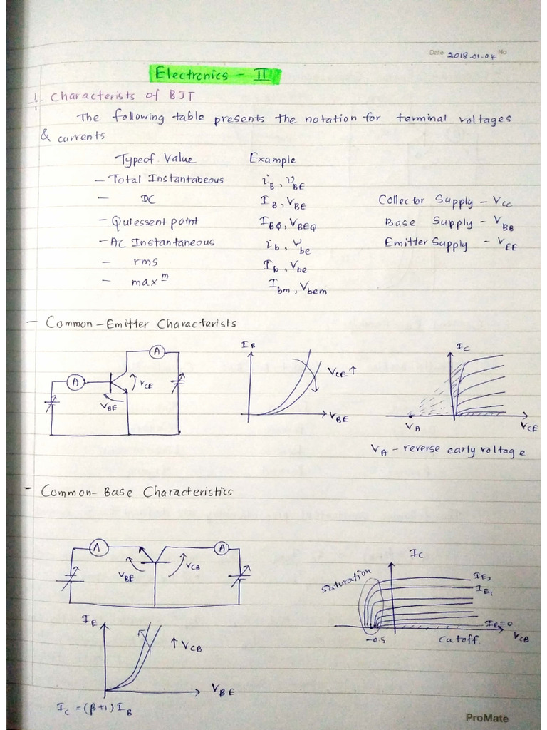 Electronics II | PDF