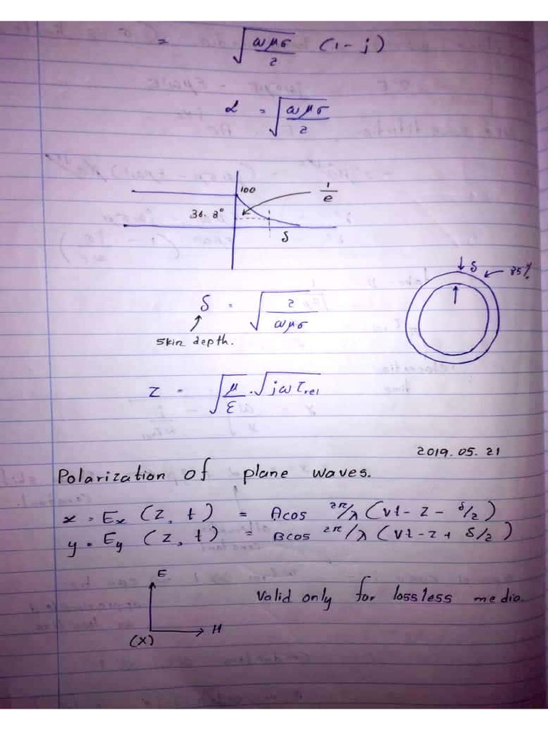 Electromagnetic Field Theory Last 2 Lectures | PDF