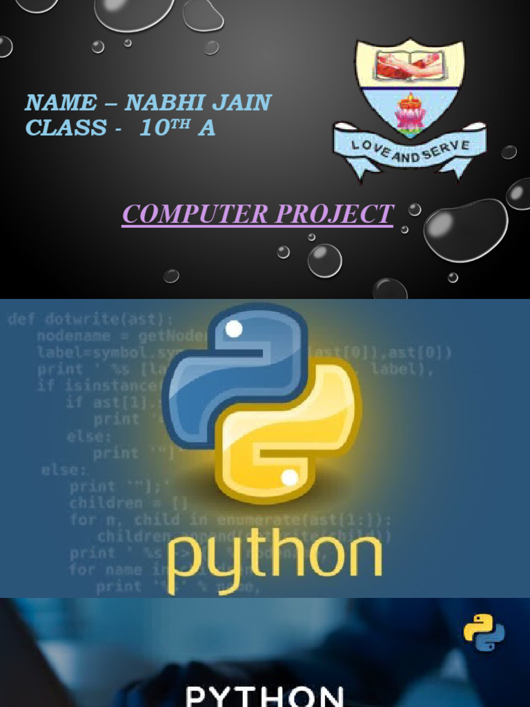 Nabhi Jain Computer | PDF | Python (Programming Language) | Computer Programming