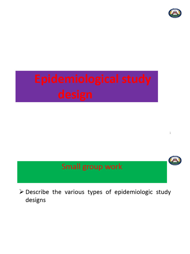 Lecture-3_Epidemiological Study Design(Edited) | Download Free PDF ... Lecture-3_Epidemiological Study Design(Edited) | Download Free PDF ...