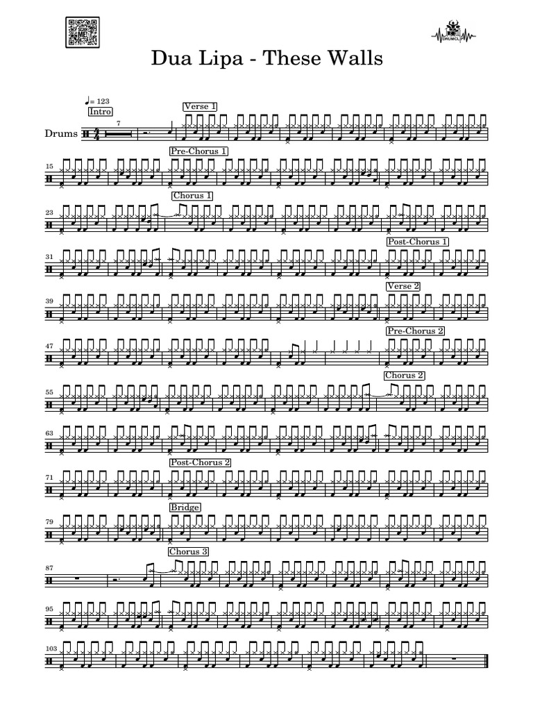 Dua Lipa's "These Walls" Lyrics | PDF | Computers