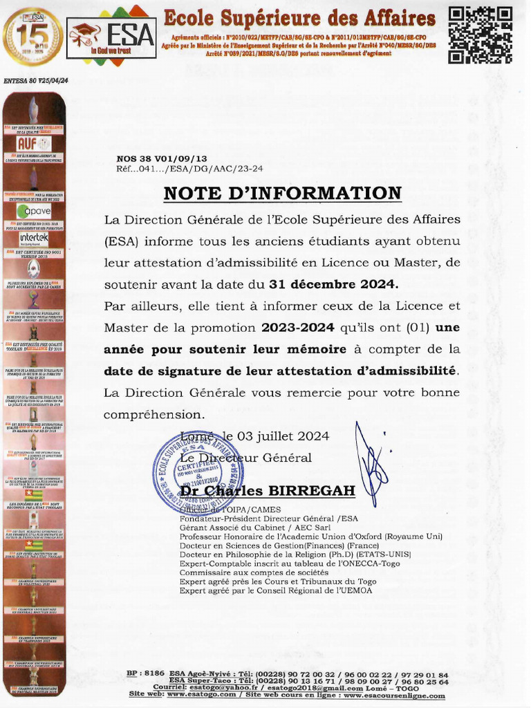 Note Soutenance | PDF