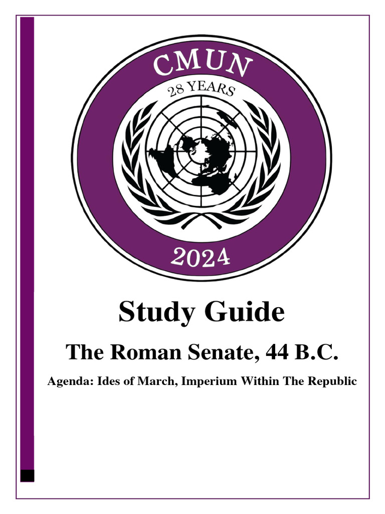 CMUN 2024 - TRS - Study Guide | PDF | Tribune | Roman Republic
