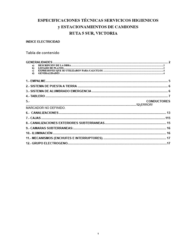 EETT ELECTRICIDAD SERVICIOS y ESTAC. CAMIONES V2 | PDF | Ingenieria Eléctrica | Conector eléctrico