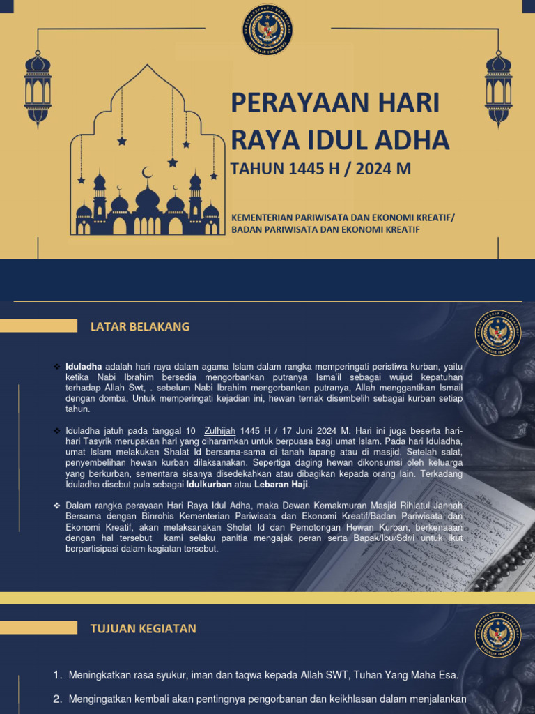 MAPS Idul Adha 2024 r.1 | PDF