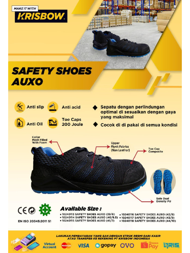 POP ALL Safety Shoes Krisbow | PDF