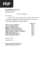 Letter of Poll Watcher Appointment | PDF