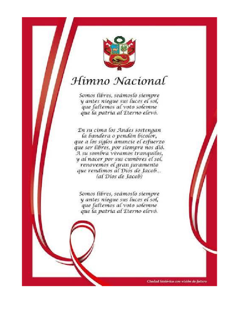 Himno Nacional Del Perú | PDF