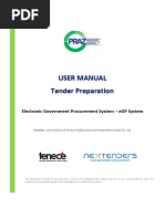 E-GP Training Manual Tendering V1.0 | PDF | Specification (Technical Standard) | Login