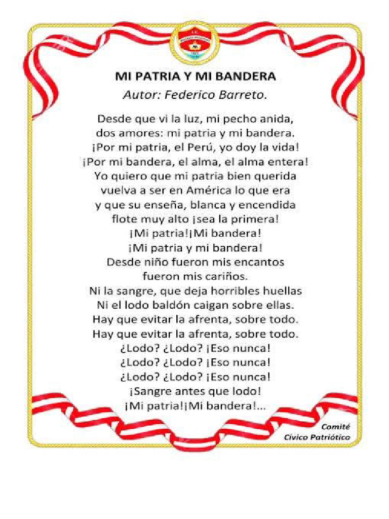 Mi Patria y Bandera | PDF