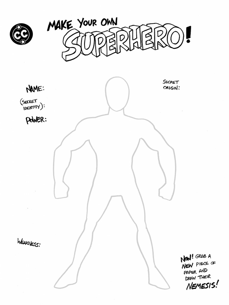 Superhero Challenge 1 2 Combined | PDF