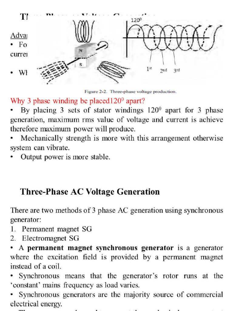 3phases Ac Geneerator | PDF