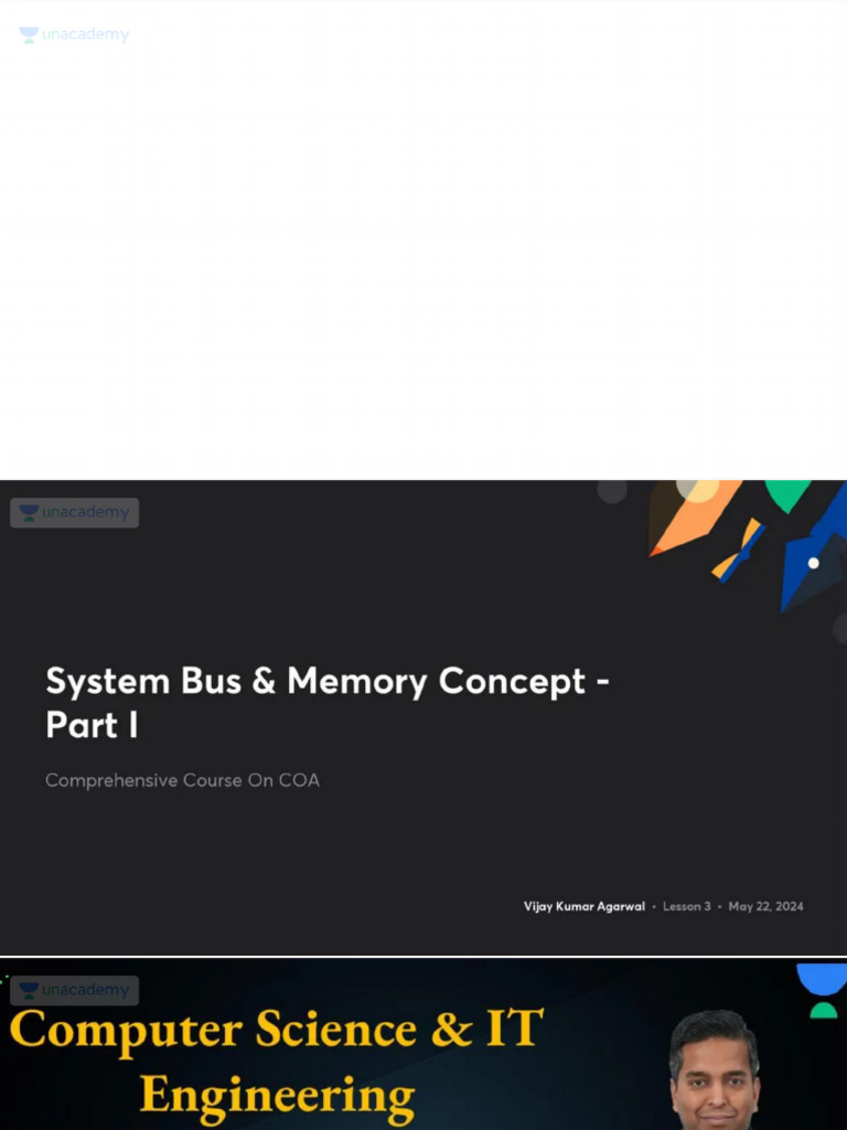 System Bus Memory Concept Part I With Anno | PDF
