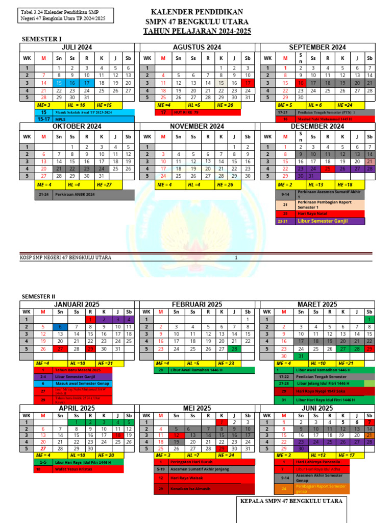 Kaldik 20242025 | PDF