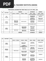 Final GCE Timetable, Summer 2025 | PDF | Science