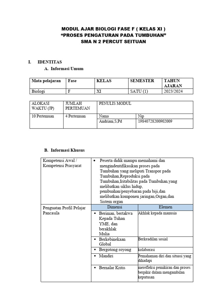 Modul Bab 3 .1-1 | PDF