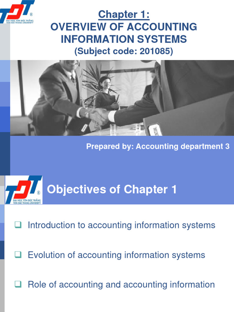 Chapter 1 - Overview of Accounting Information Systems | PDF